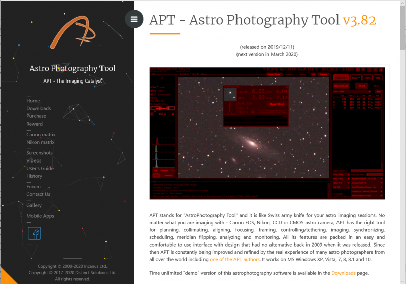 APT AstroPhotography Tool Launches New Functionality - Solar Astronomy Today