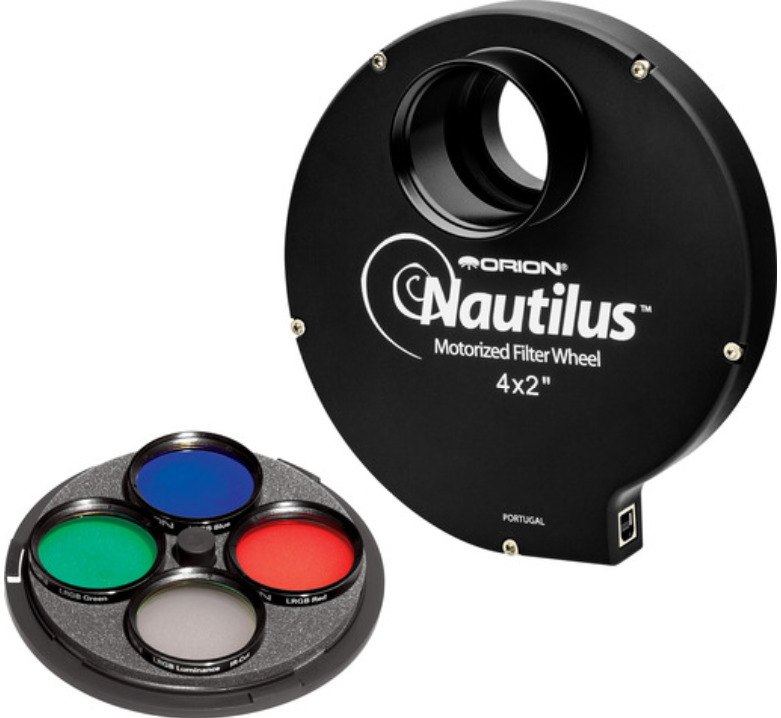 Orion StarShoot Motorized Filter Wheel and LRGB Filter Set - Solar ...