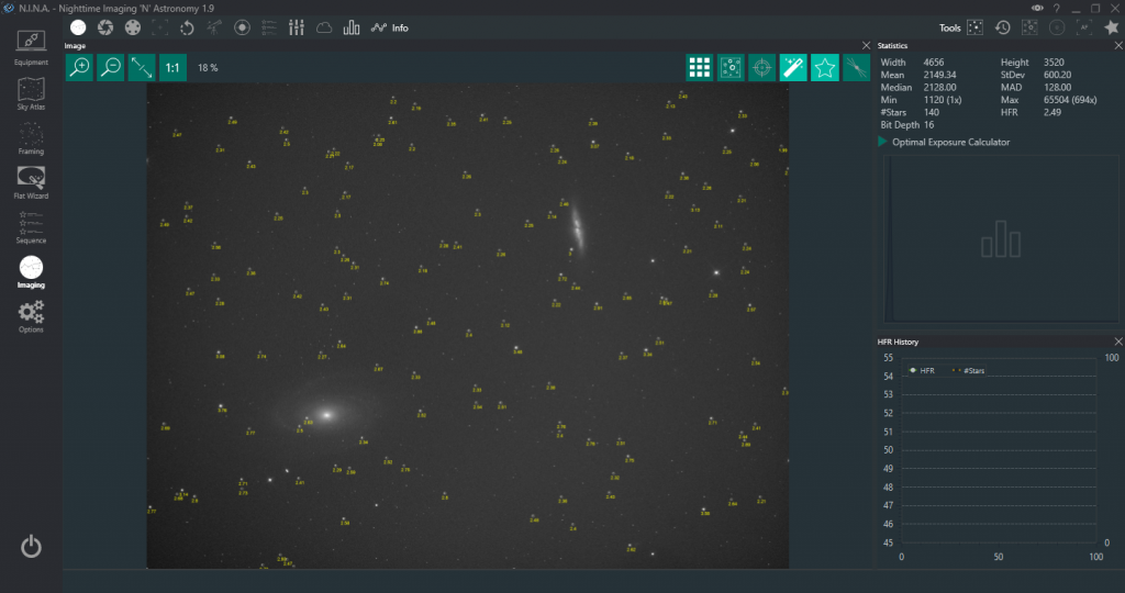 NINA imaging software Version 1.10 - Solar Astronomy Today