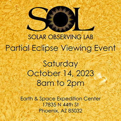 Solar Observing Lab 2023 Eclipse Viewing Event - Solar Astronomy Today